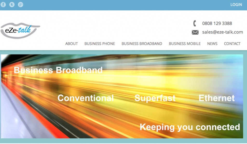 eZe Talk Business Website Project - Bare Bones Marketing